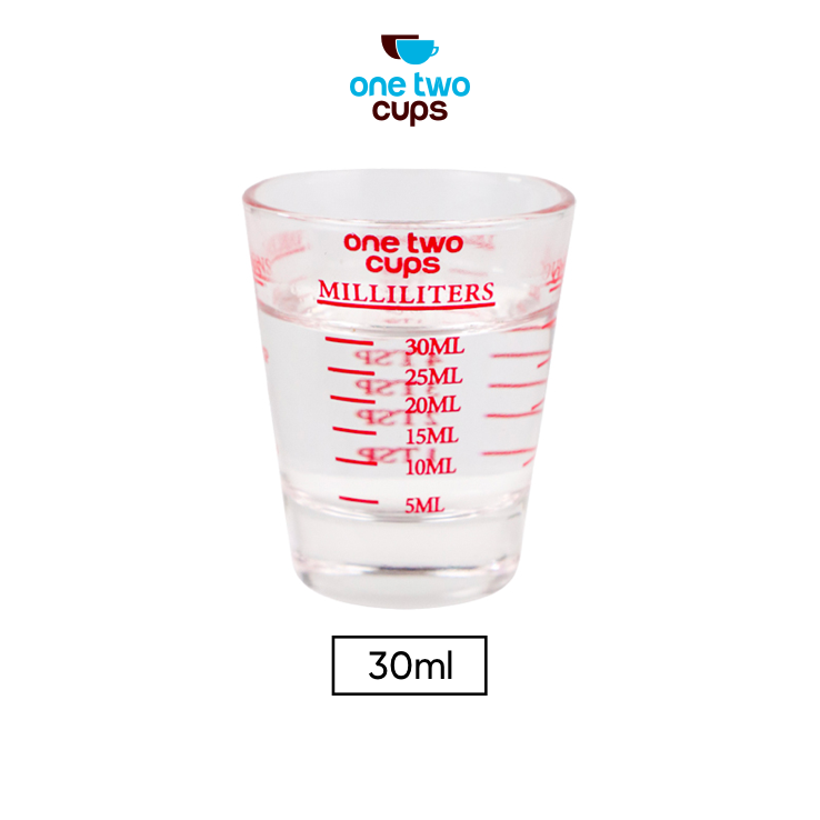 One Two Cups Gelas Takar Kopi Expresso Shot Glass Coffee 30ml - MD19 ...