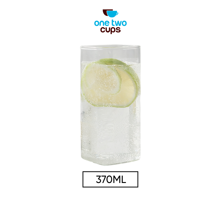 One Two Cups Gelas Minuman Borosilicate Glass 370ml - One Two Cups