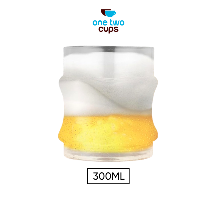 One Two Cups Gelas Whisky Crystal Japanese Style Rock Glass 300ml - CG33 - One Two Cups