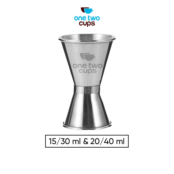 One Two Cups Gelas Ukur Bartender Double Jigger Measuring Cup - KM1 ...